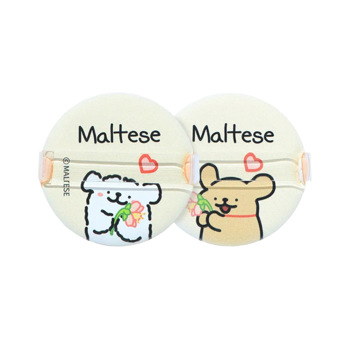 Maltese skin fit makeup puff 2P — Yeppo®